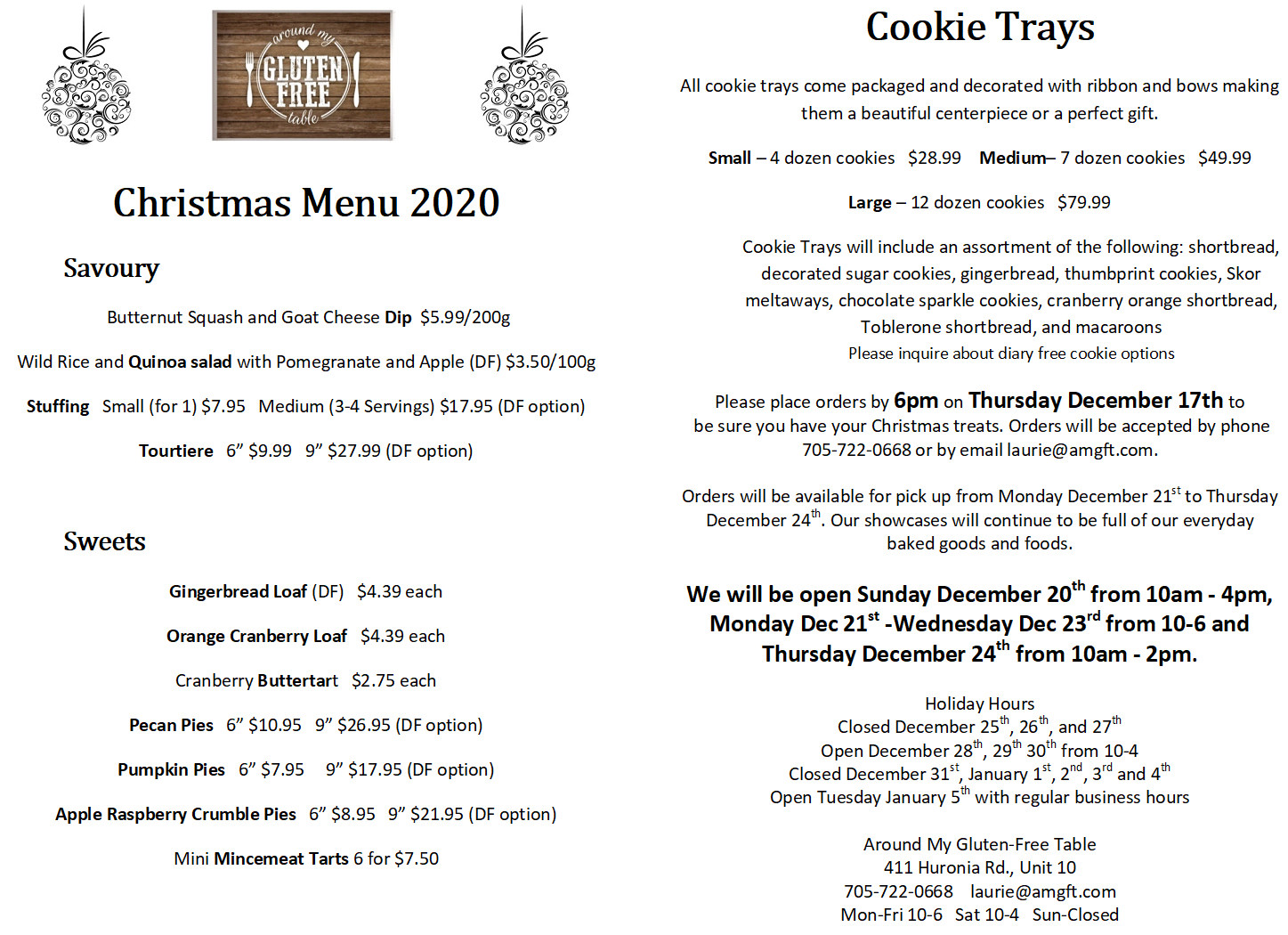 Shop | Around My Gluten-Free Table